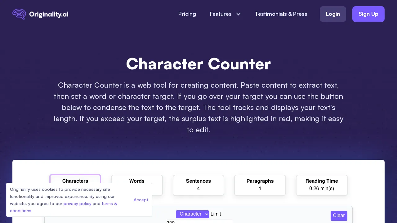 Character Counter - BestofAI